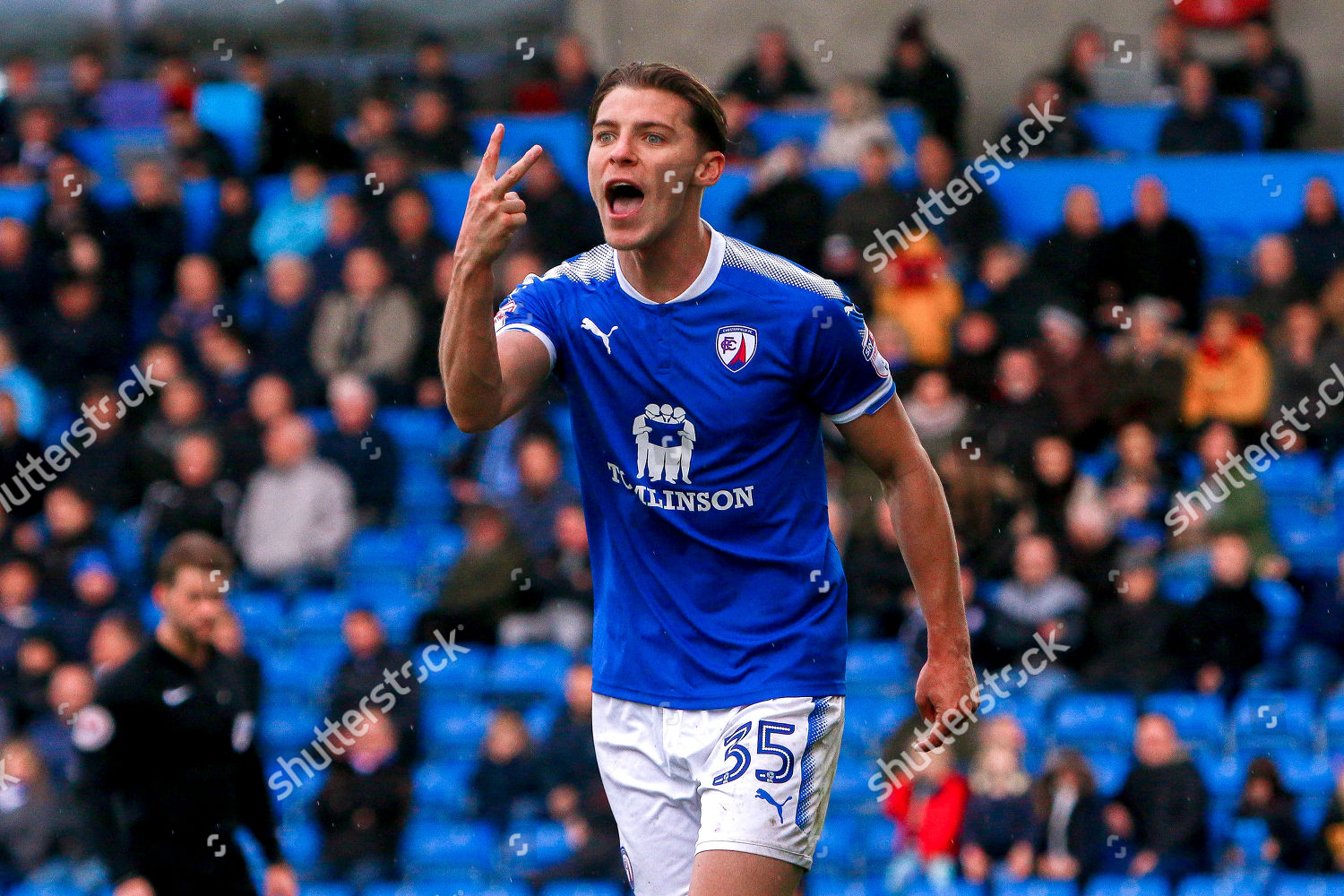Sid Nelson Chesterfield Gestures Shouts Linesman Editorial Stock Photo ...