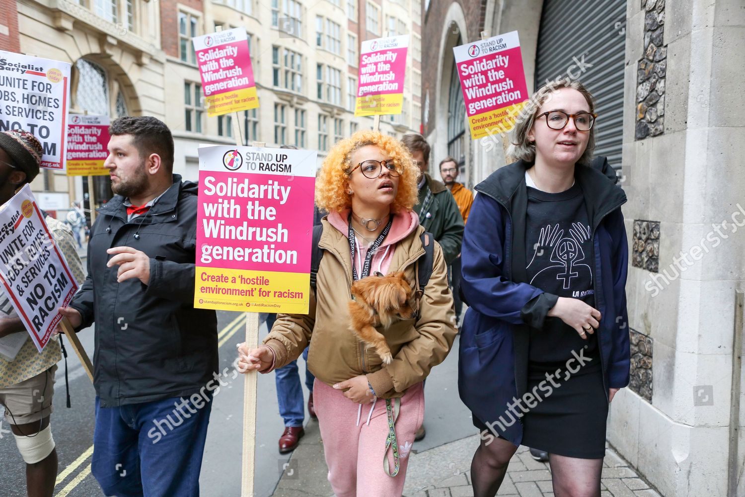 Windrush Generation Protest Outside Home Office Editorial Stock Photo ...