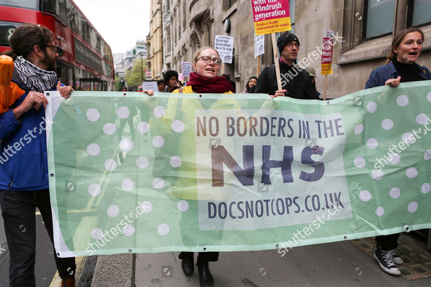 Windrush Generation Protest Outside Home Office Editorial Stock Photo ...