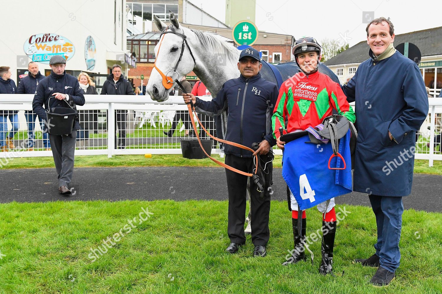 Trainer Richard Hannon Jockey Thore Hammer Editorial Stock Photo ...