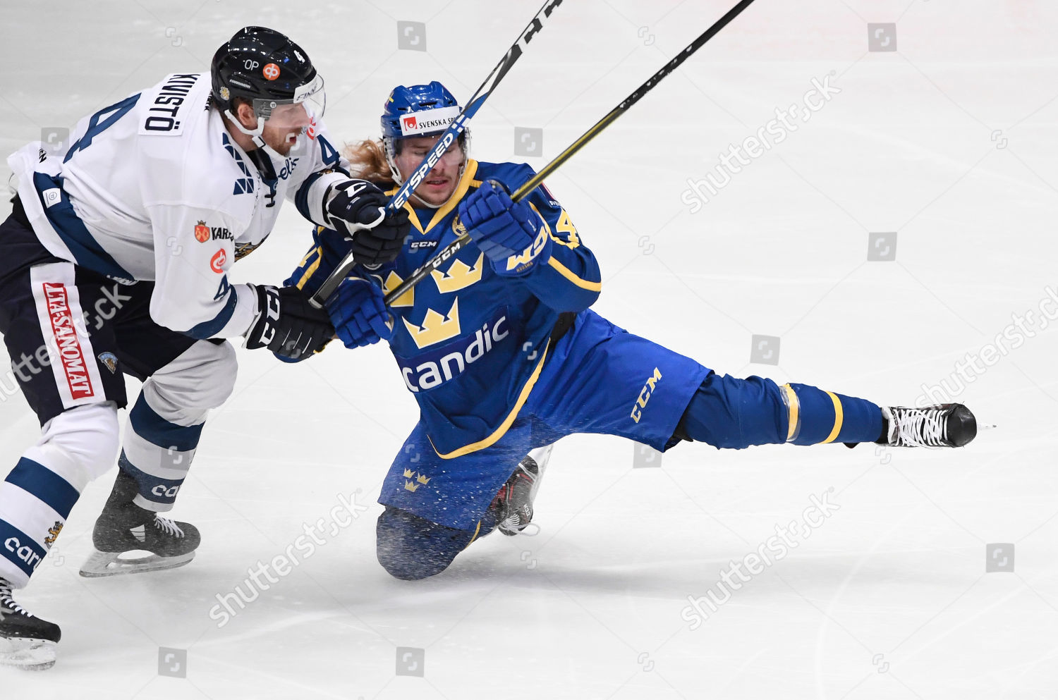 Finlands Tommi Kivisto L Swedens Axel Editorial Stock Photo - Stock ...