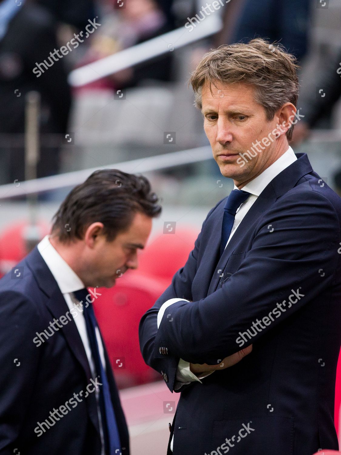 Marc Overmars Ajax Edwin Van De Editorial Stock Photo - Stock Image ...