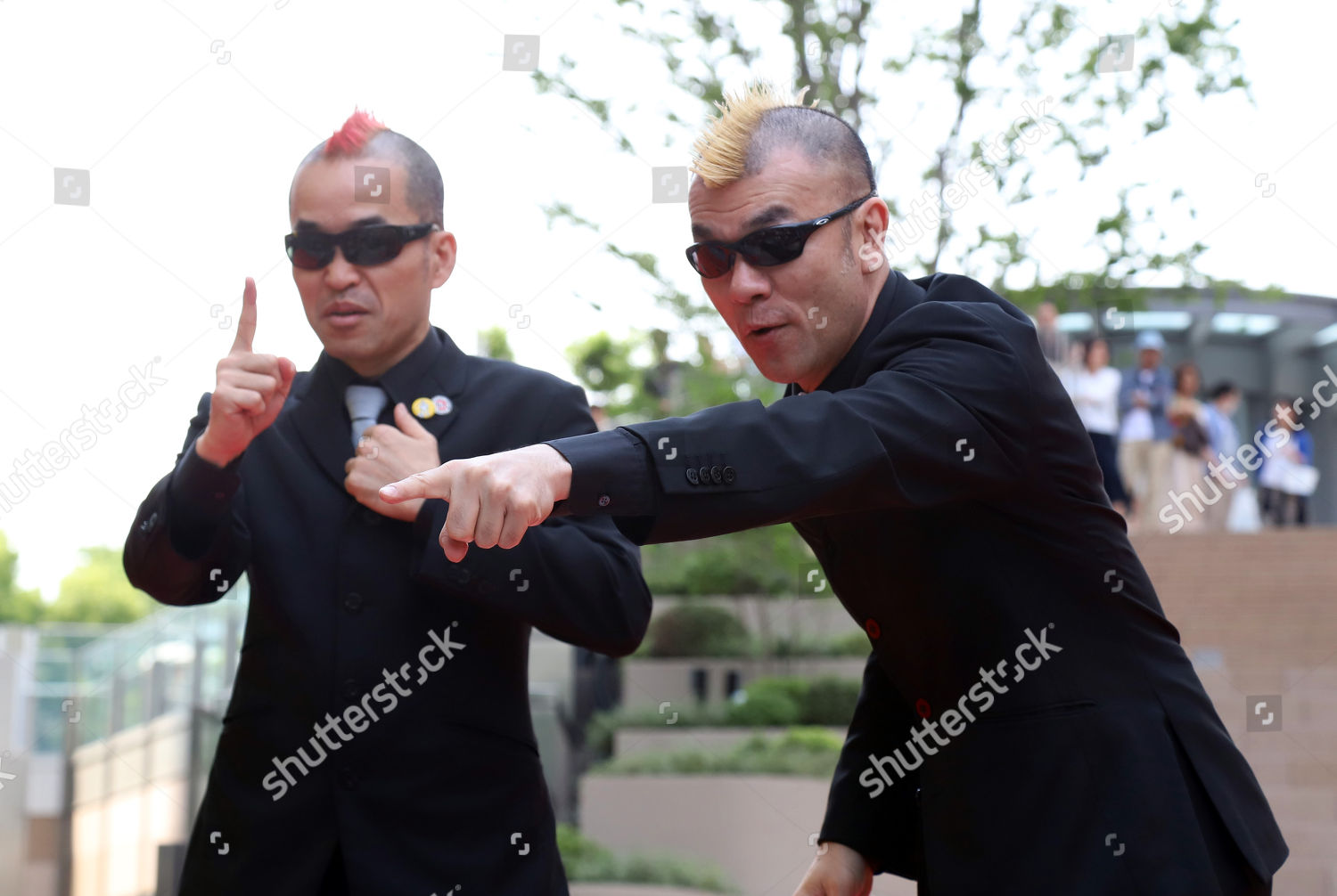 Japanese Silent Comedy Duo Gamarjobat Members Editorial Stock Photo ...