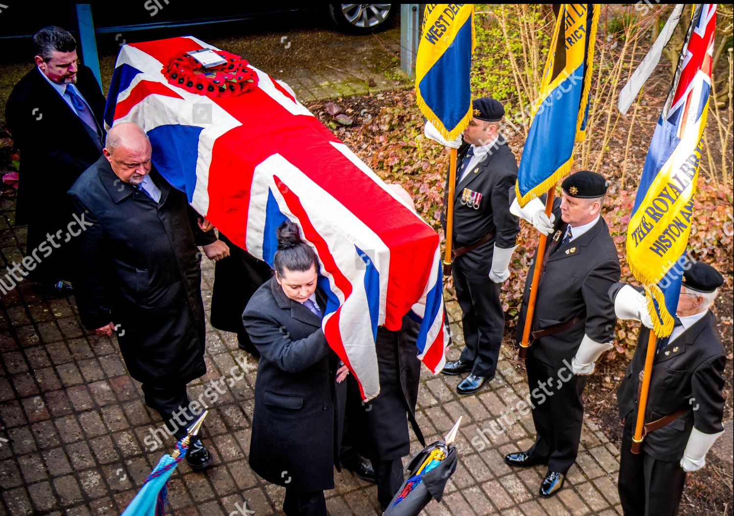 Funeral Raf Veteran Kenneth White Editorial Stock Photo - Stock Image ...