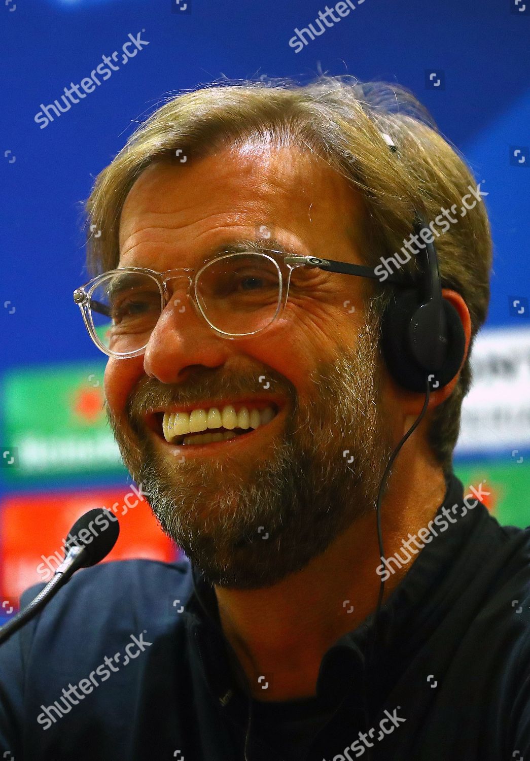 Liverpool Manager Jurgen Klopp Smiles During Editorial Stock Photo ...