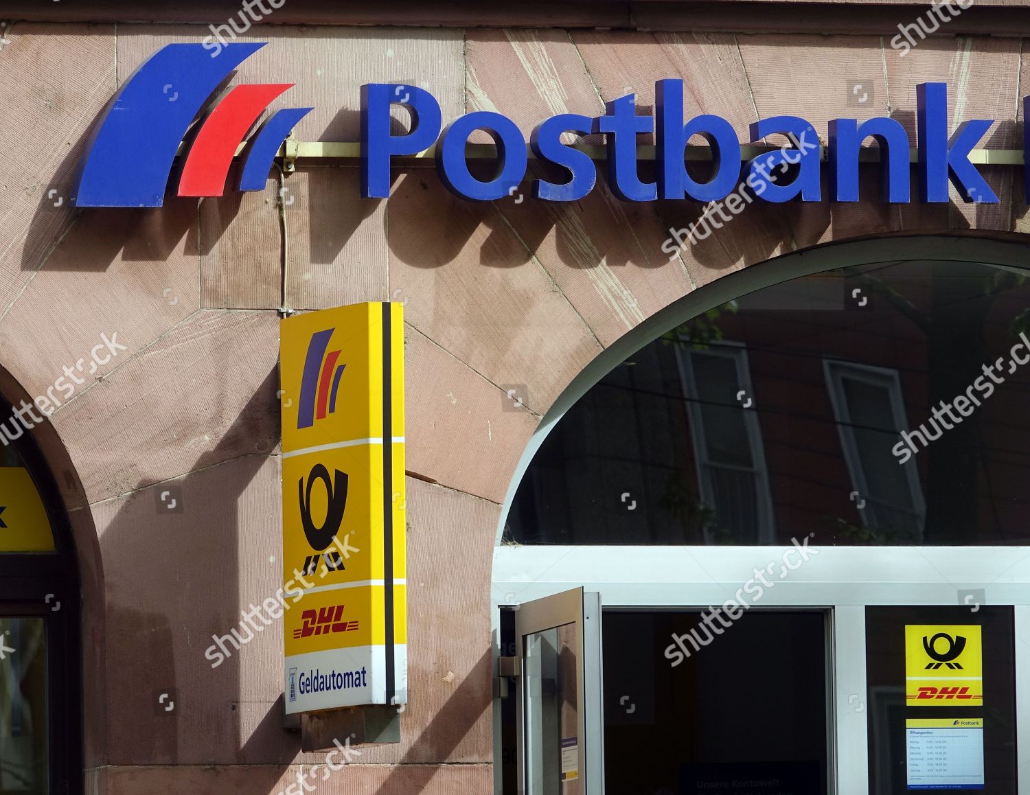 Signage Entrance Postbank Finanzcenter Bank Branch Editorial Stock ...