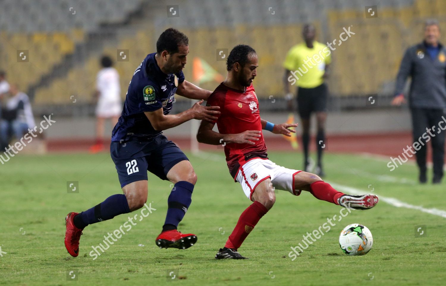 Al Ahly Player Walid Soliman R Editorial Stock Photo - Stock Image ...