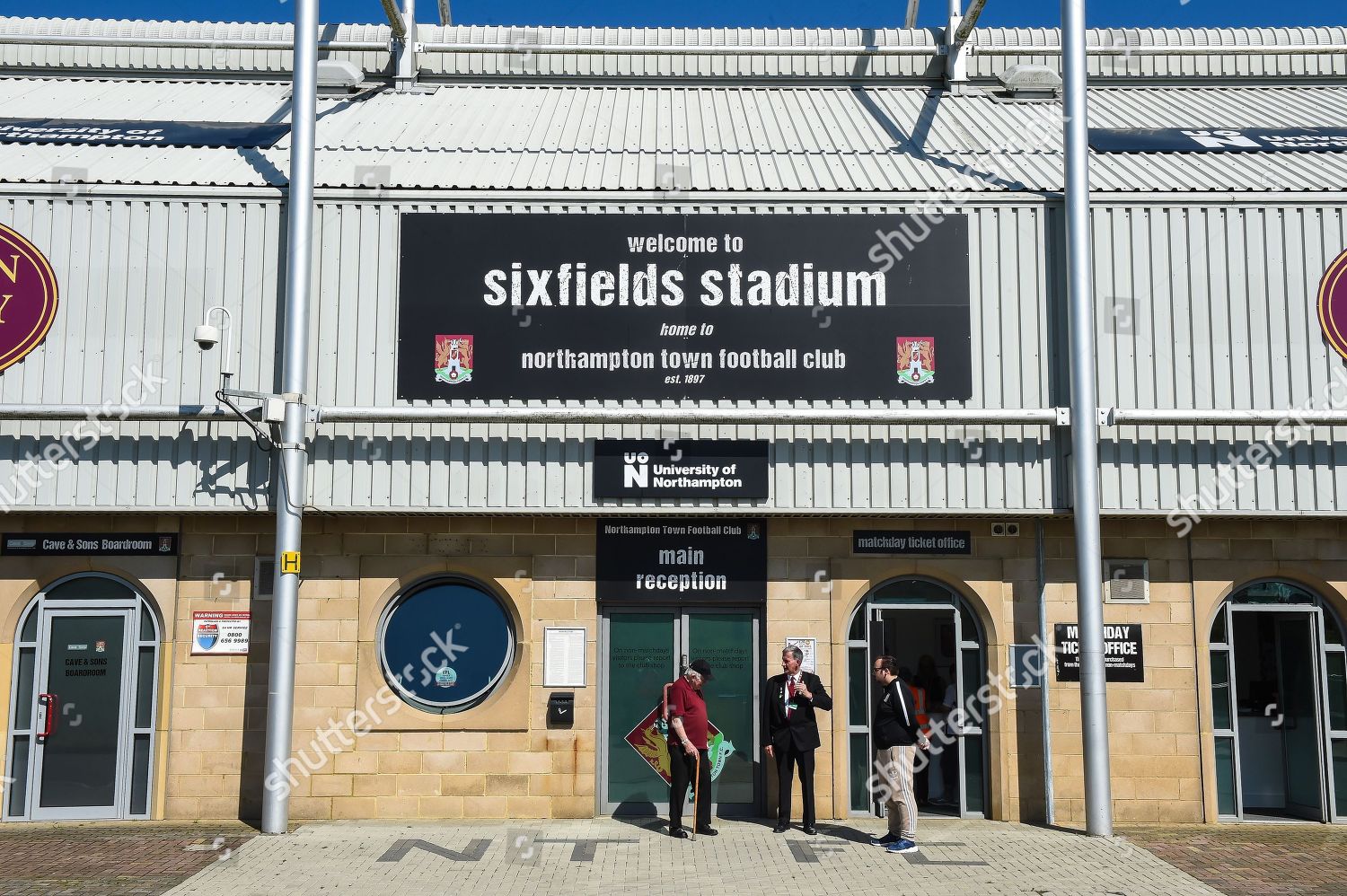 Sixfields Stadium Main Entrance During Efl Editorial Stock Photo ...