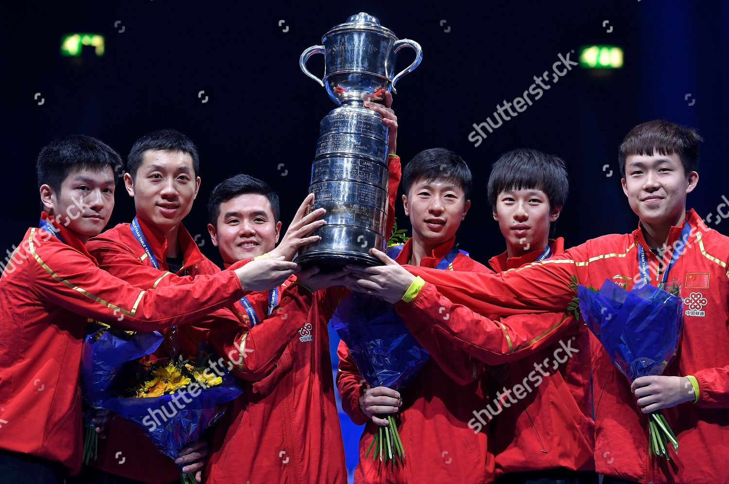 Members Team China Celebrate Trophy On Editorial Stock Photo - Stock ...