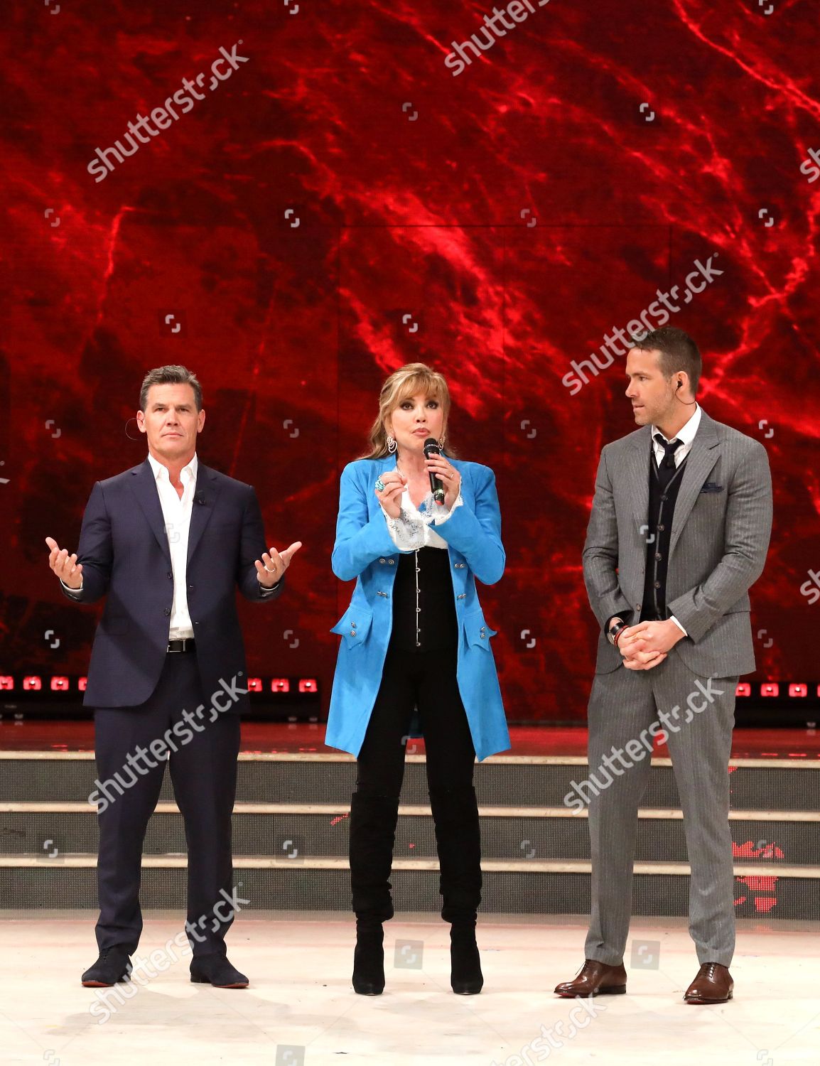 Josh Brolin Milly Carlucci Ryan Reynolds Editorial Stock Photo - Stock ...