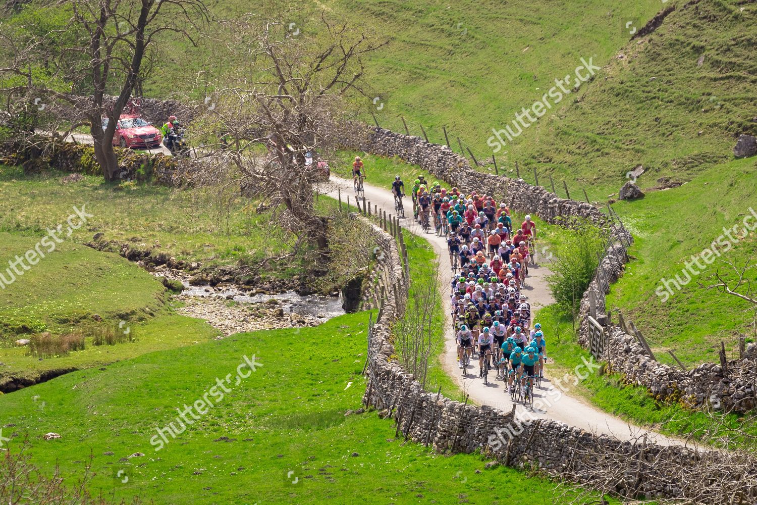Peloton Ride Park Rash Climb Editorial Stock Photo - Stock Image ...