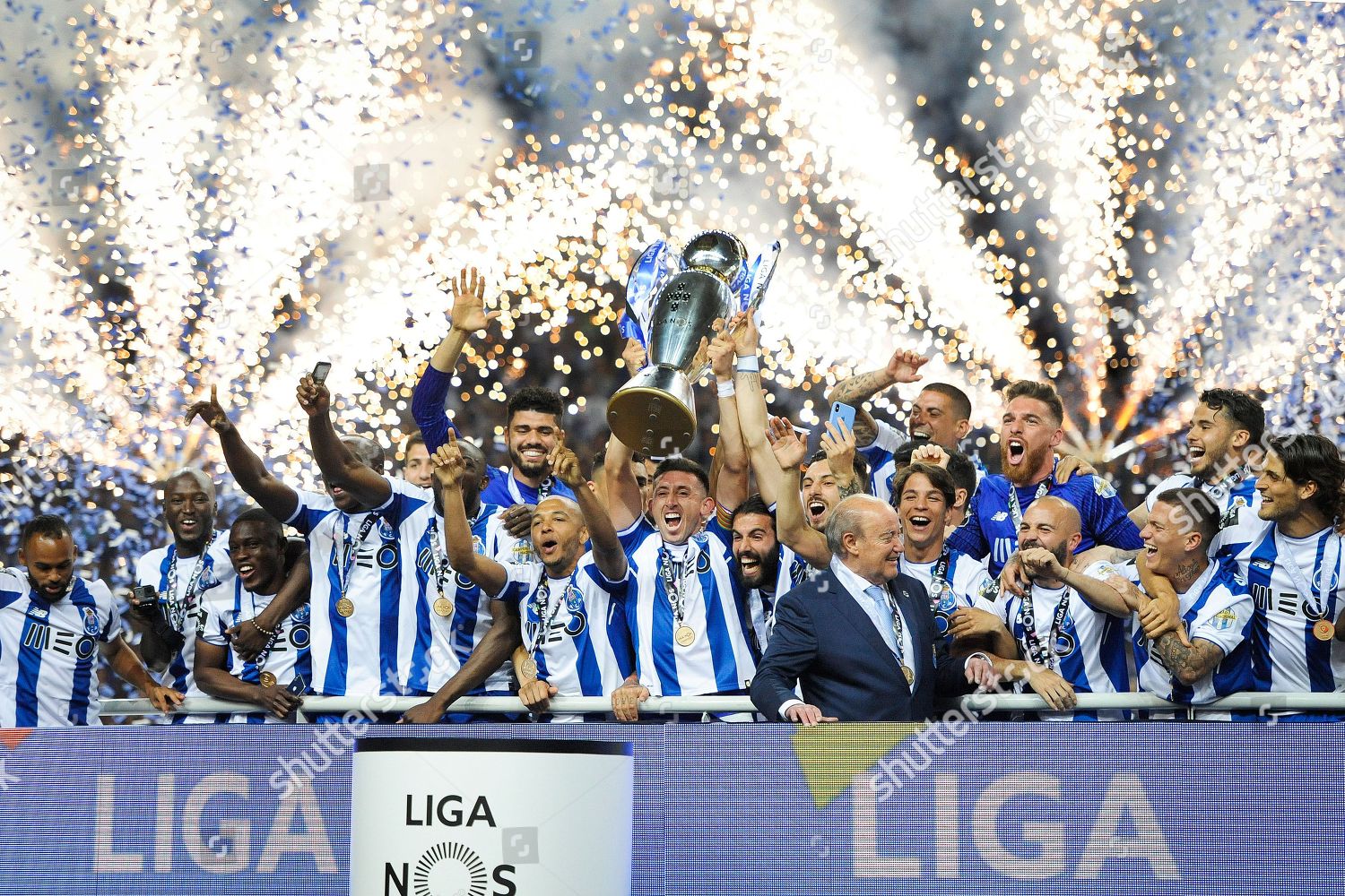 Fc Portos Team Celebrates Their League Editorial Stock Photo - Stock ...