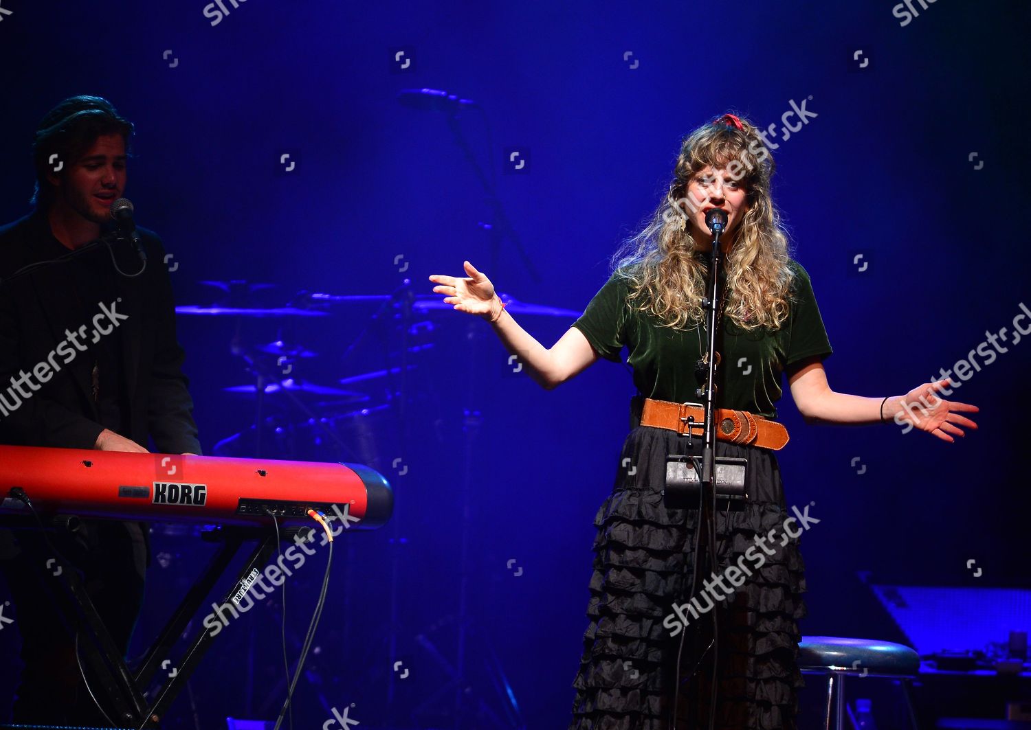 Singersongwriter Doe Paoro Perform Onstage Opening Editorial Stock ...