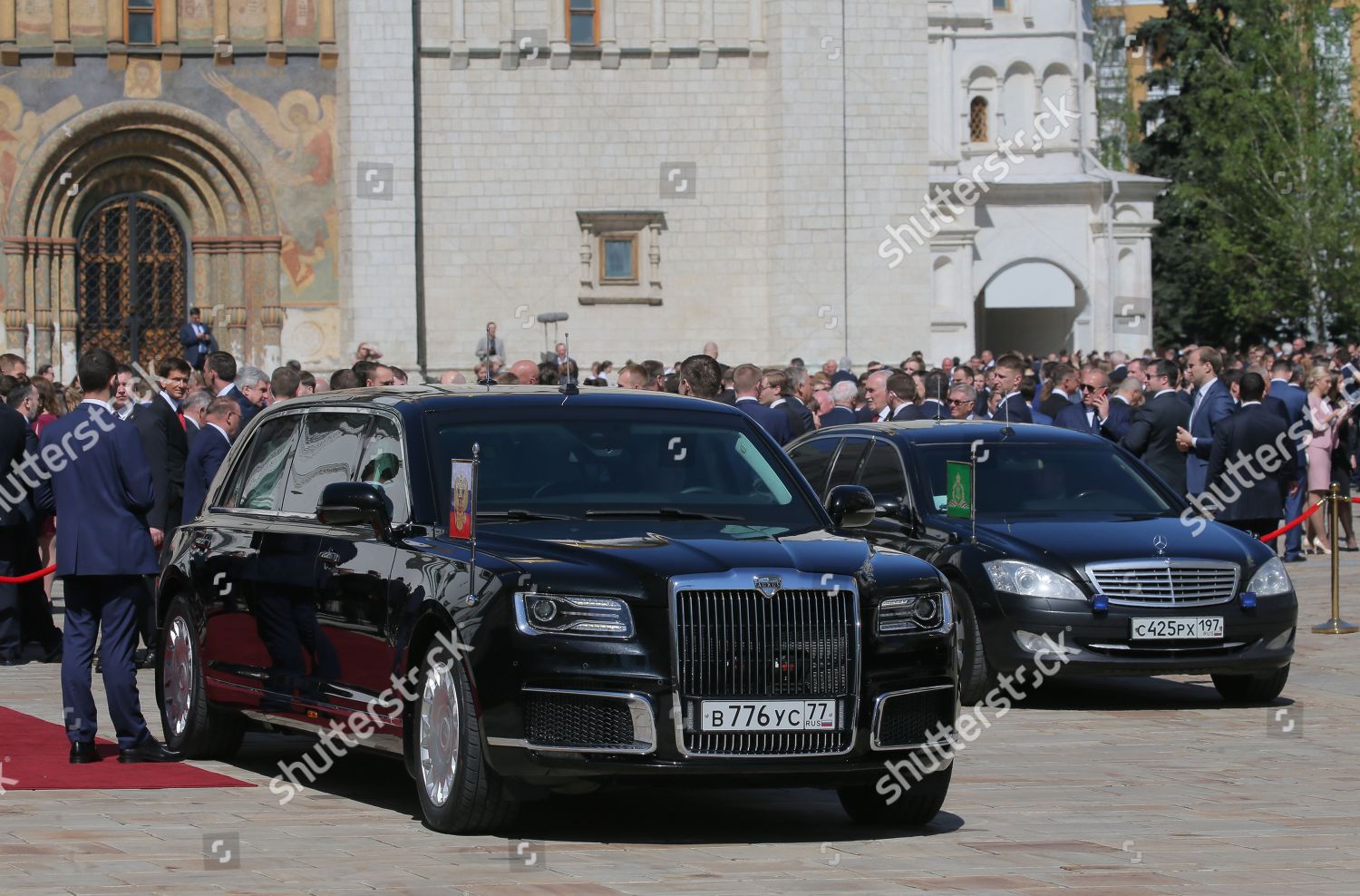 Aurus Car L Russian Presidents Motorcade Editorial Stock Photo - Stock ...