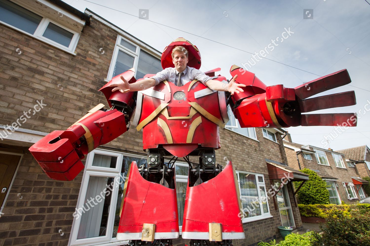 Colin Furze By His Homemade Hulkbuster Editorial Stock Photo - Stock ...