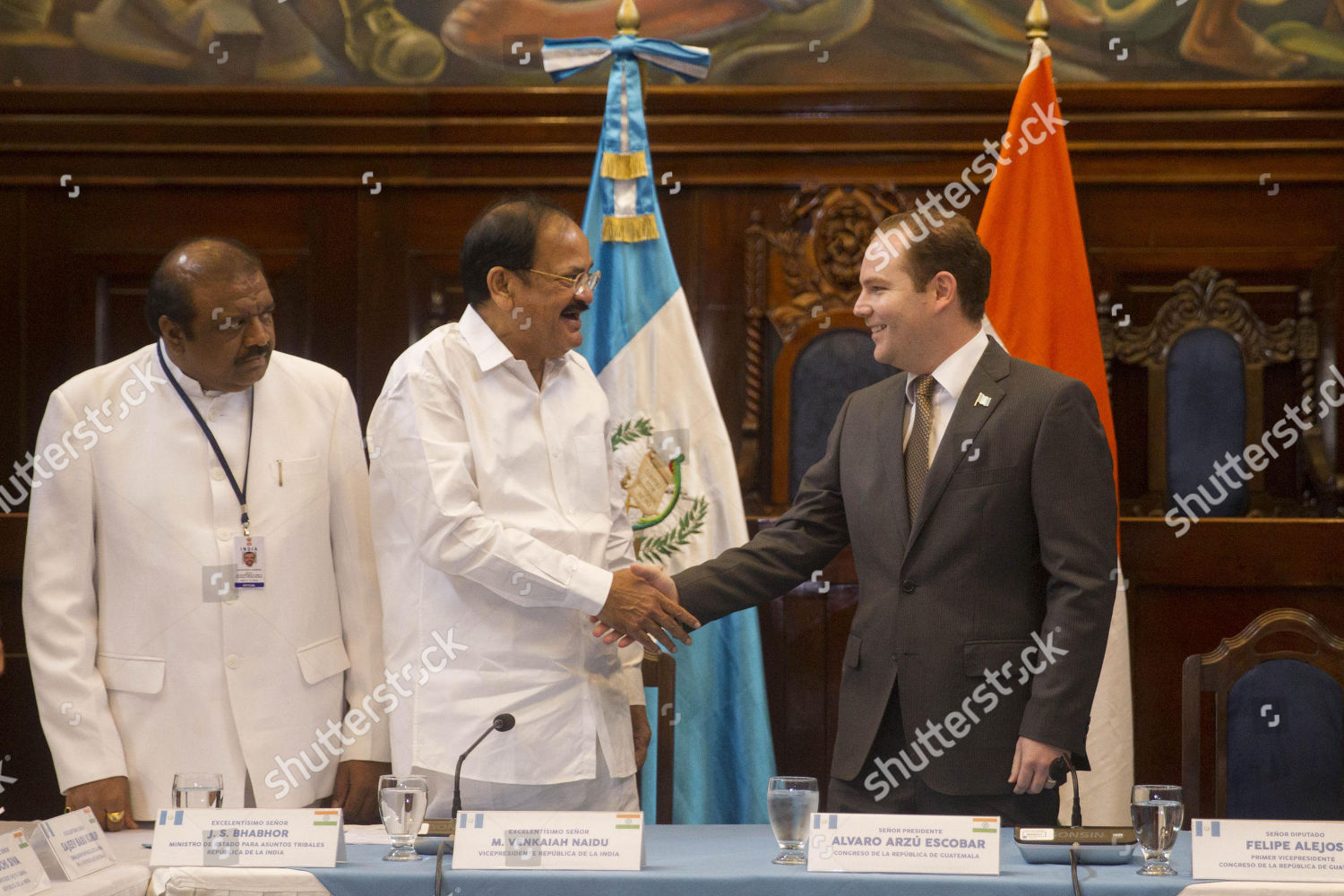 President Guatemalan Congress Alvaro Arzu R Editorial Stock Photo ...