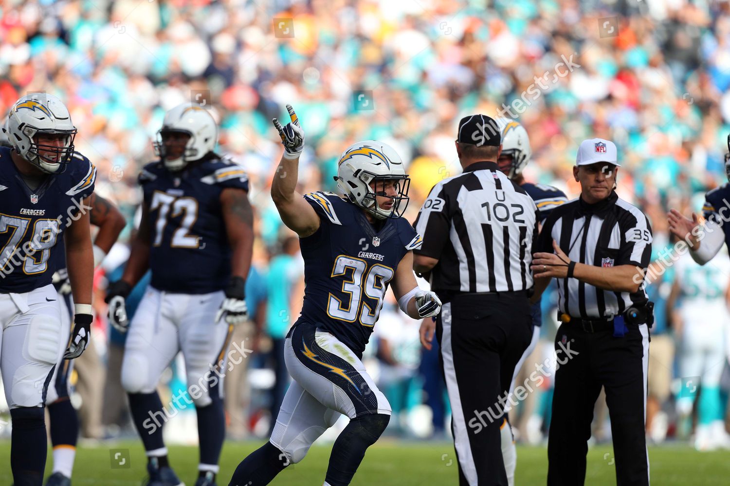 2015 San Diego Chargers Running Back Editorial Stock Photo - Stock ...