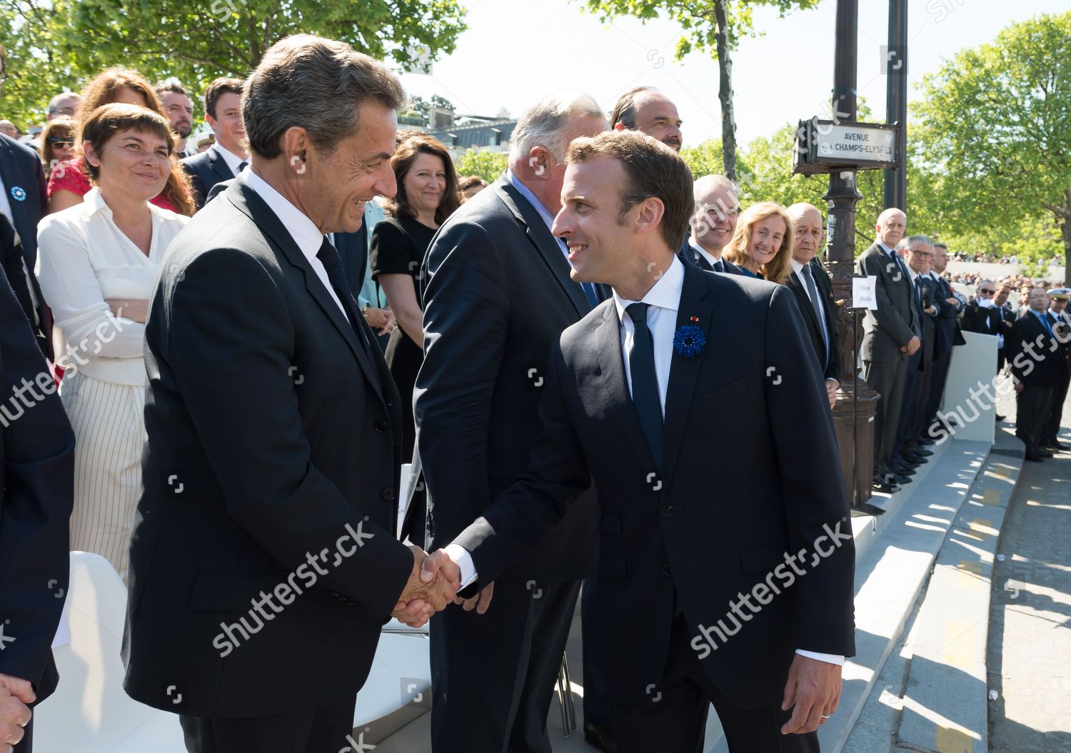 Nicolas Sarkozy Emmanuel Macron Editorial Stock Photo - Stock Image ...