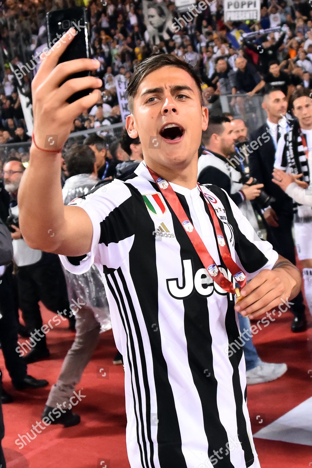 Paulo Dybala Celebrating Victory Editorial Stock Photo - Stock Image ...