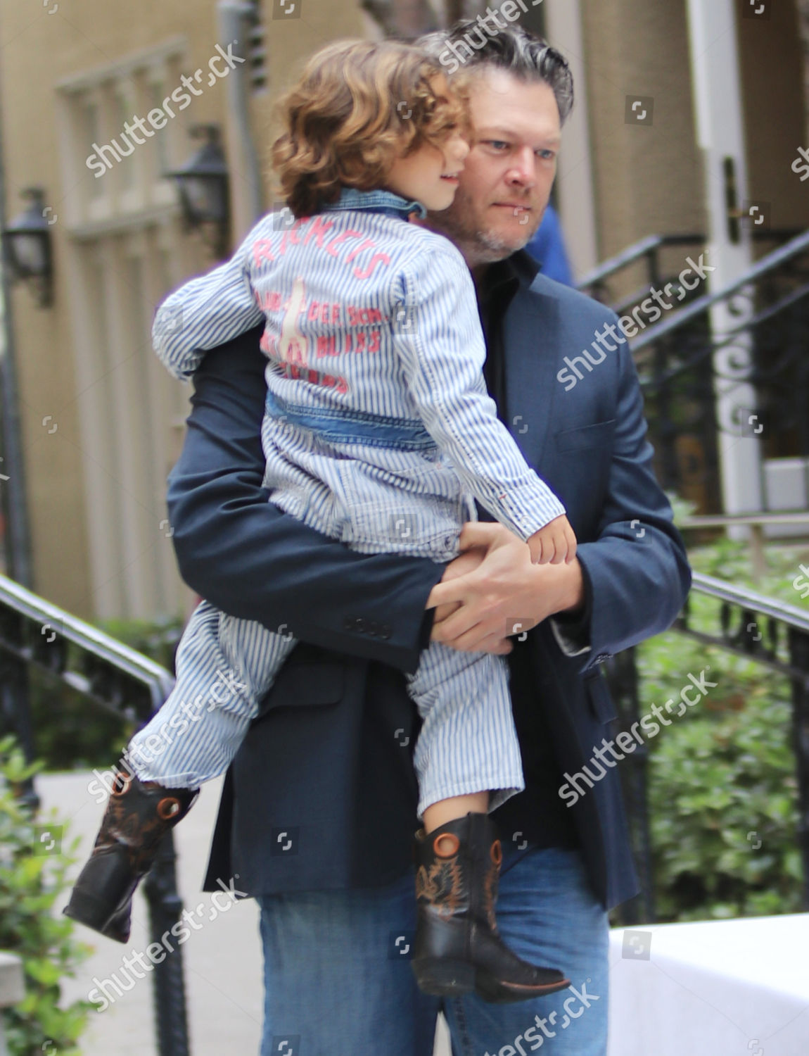 Blake Shelton Apollo Rossdale Editorial Stock Photo - Stock Image ...