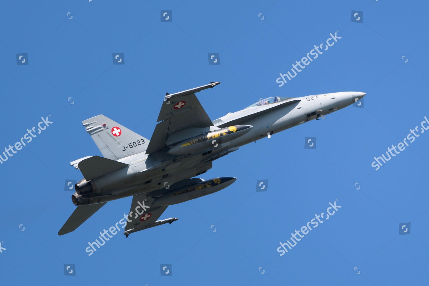 F18 Fighting Falcon During Openinig Nato Editorial Stock Photo - Stock ...