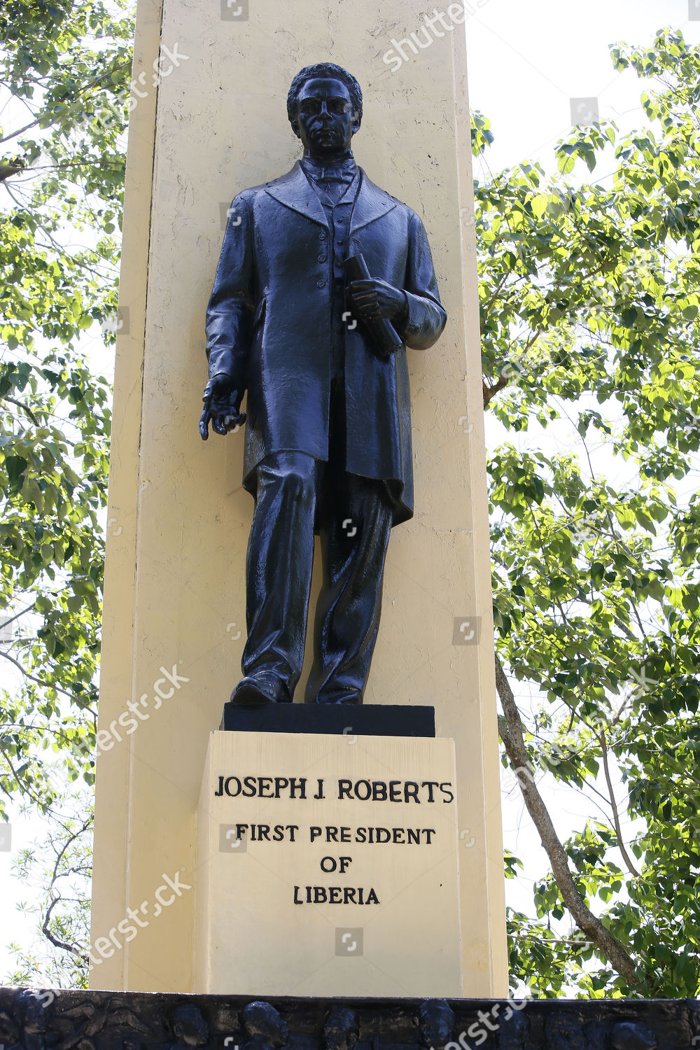 Statue Descendant Freed Slave Joseph Jenkins Editorial Stock Photo ...