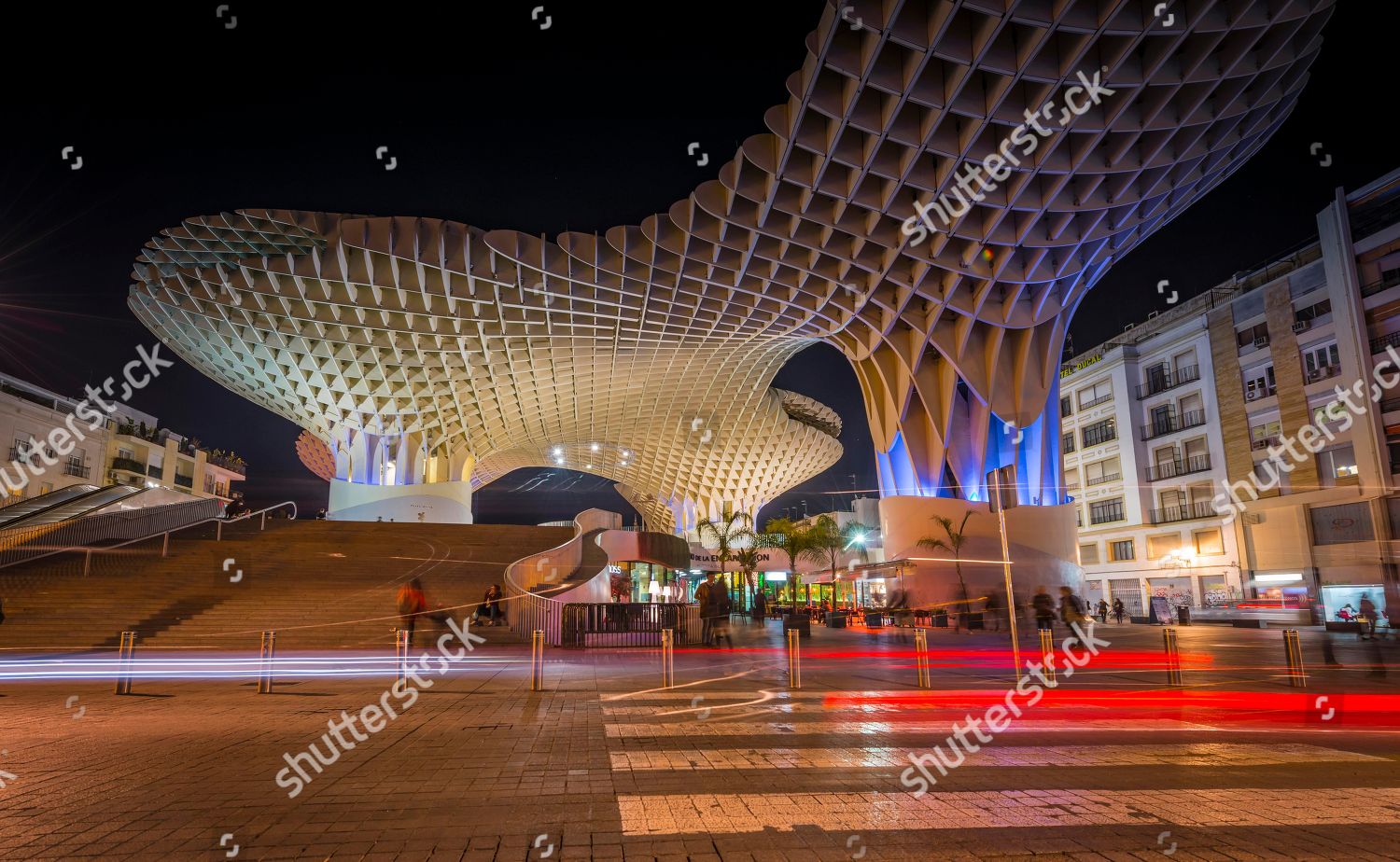 Modern Architecture Wooden Structure Metropol Parasol Editorial Stock ...