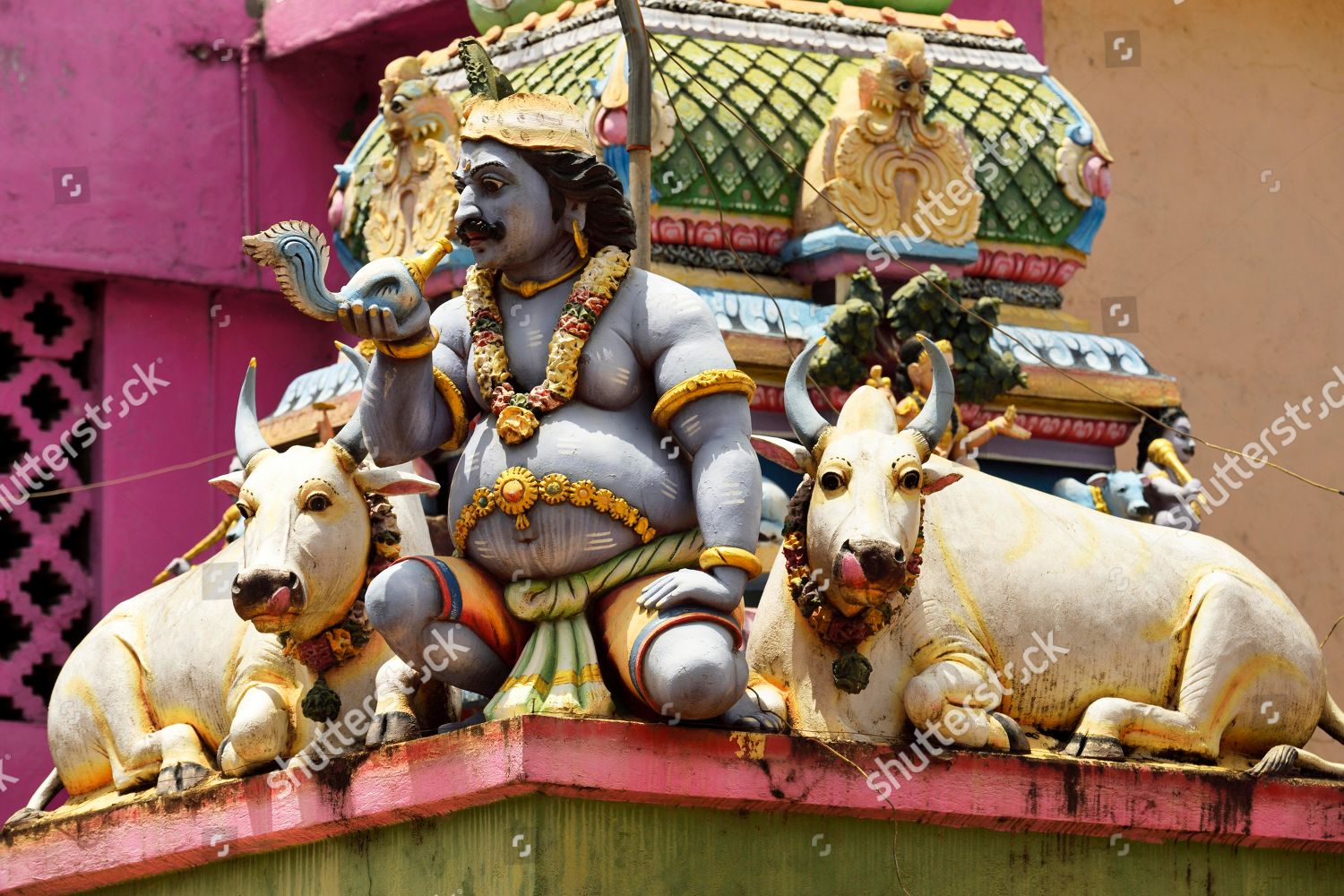 Colorful Hindu Temple Decorated Figures Gods Editorial Stock Photo ...