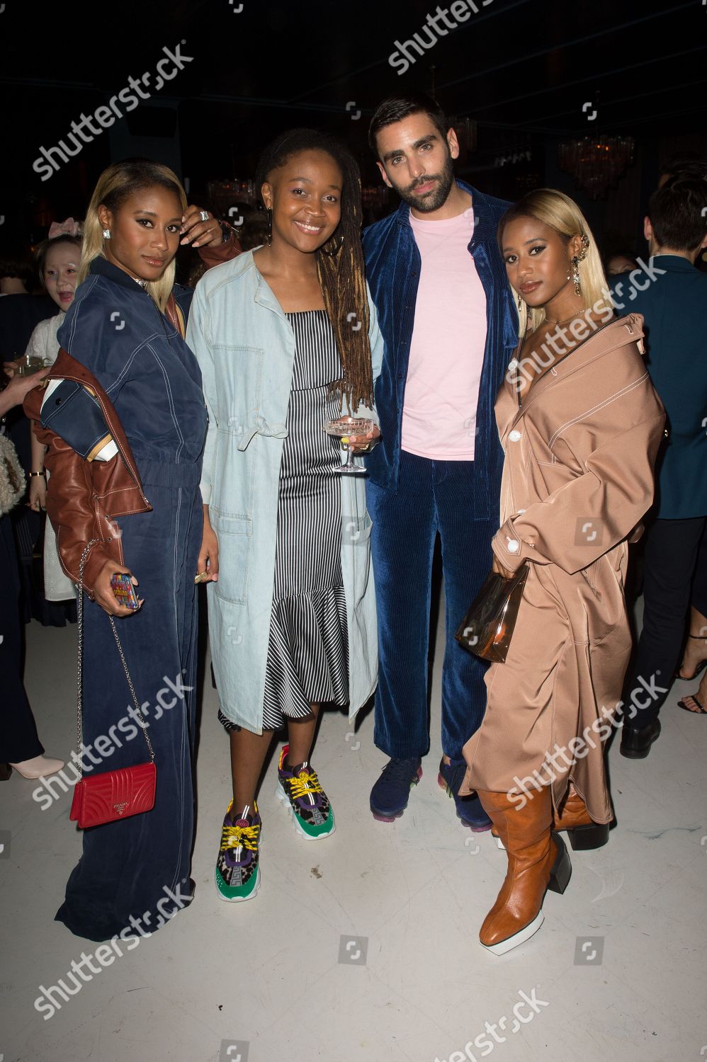 Angel Coleman Dren Coleman Phillip Picardi Editorial Stock Photo ...