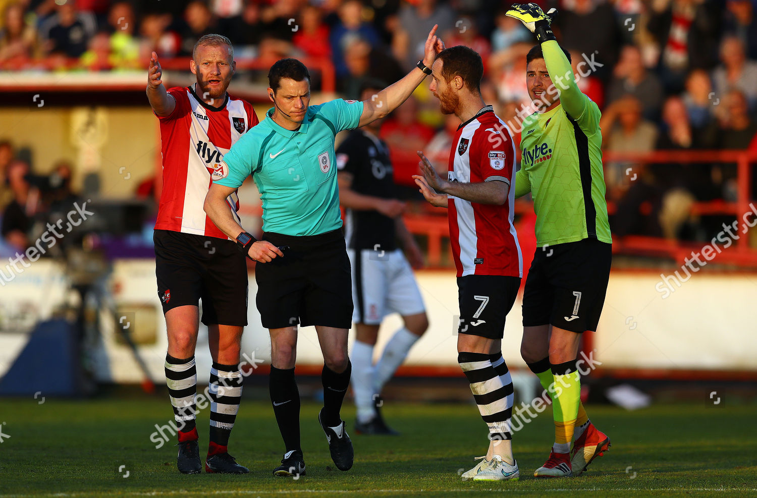 Referee Darren England Disallows Goal Scored Editorial Stock Photo ...
