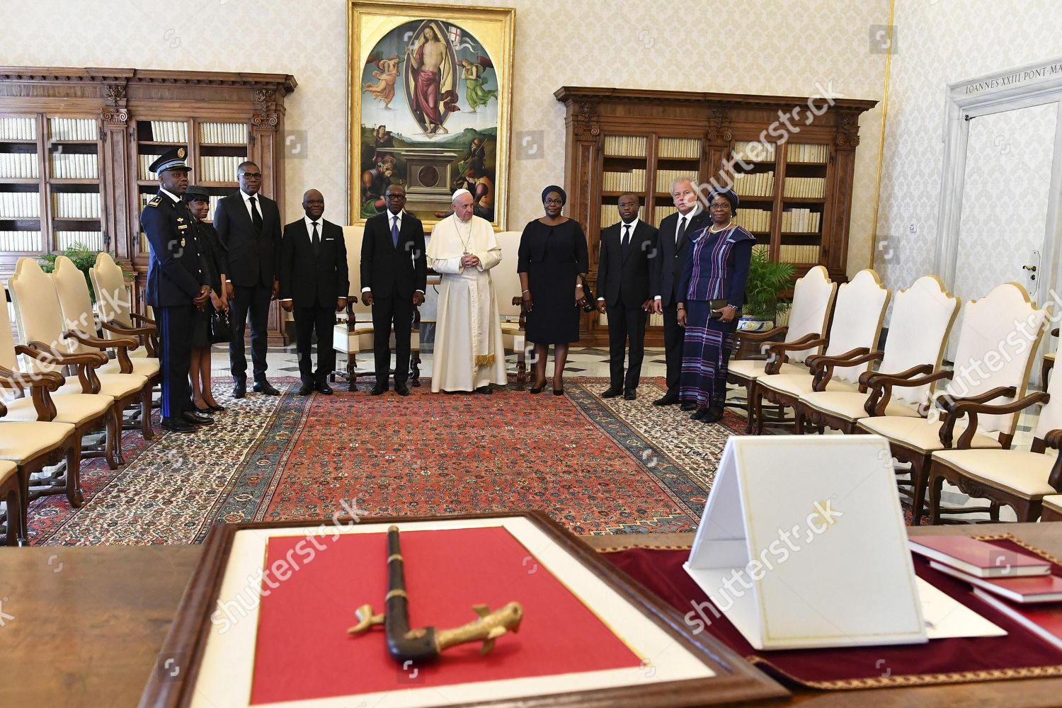 Patrice Talon Pope Francis Editorial Stock Photo - Stock Image ...