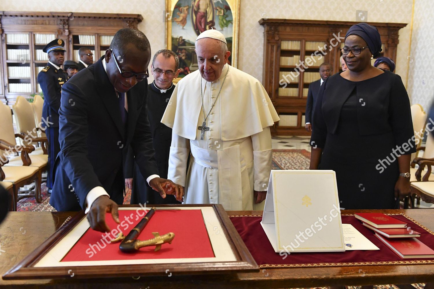 Patrice Talon Pope Francis Editorial Stock Photo - Stock Image ...