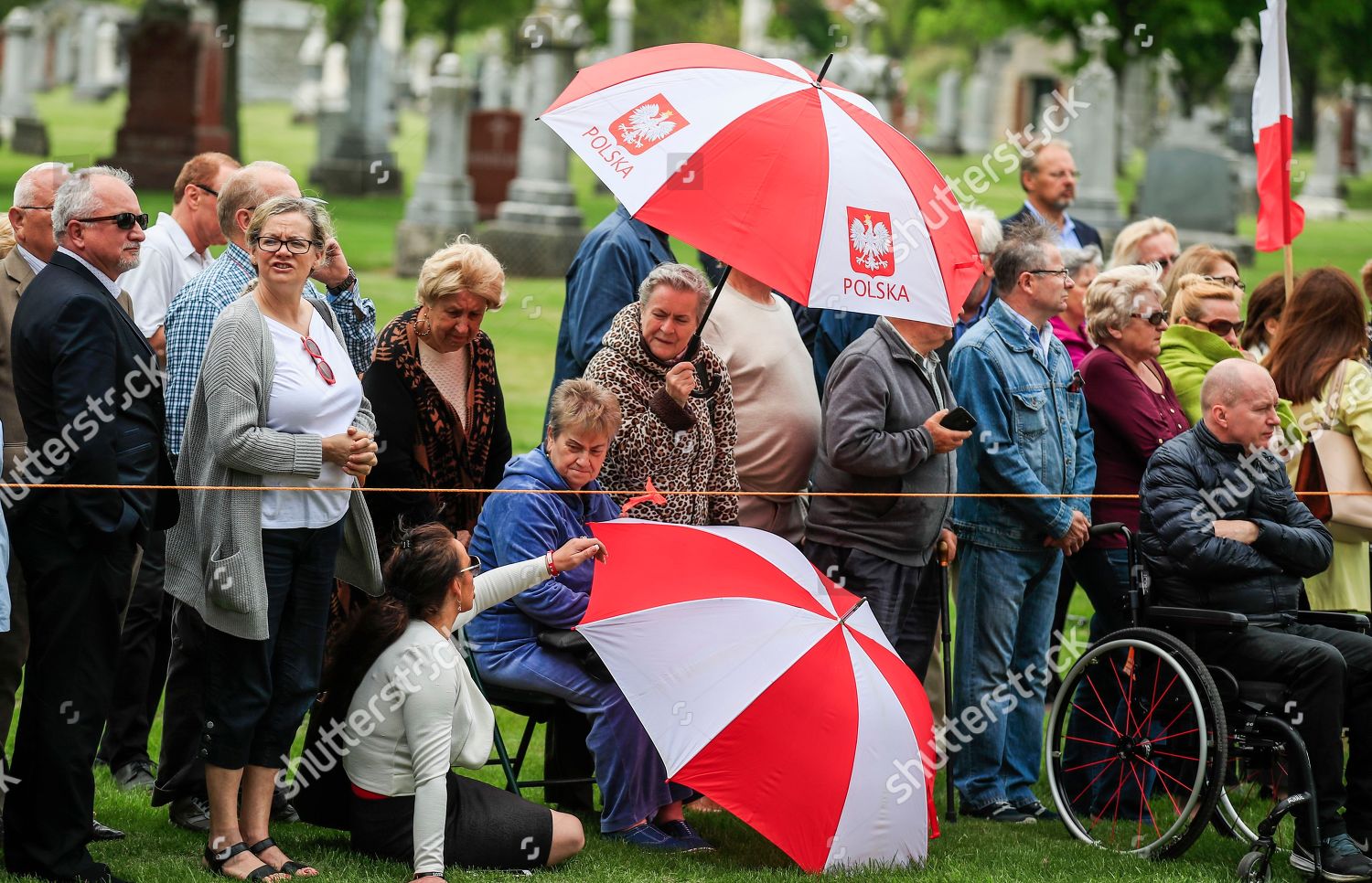 People Gather Welcome Polish President Andrzej Editorial Stock Photo ...