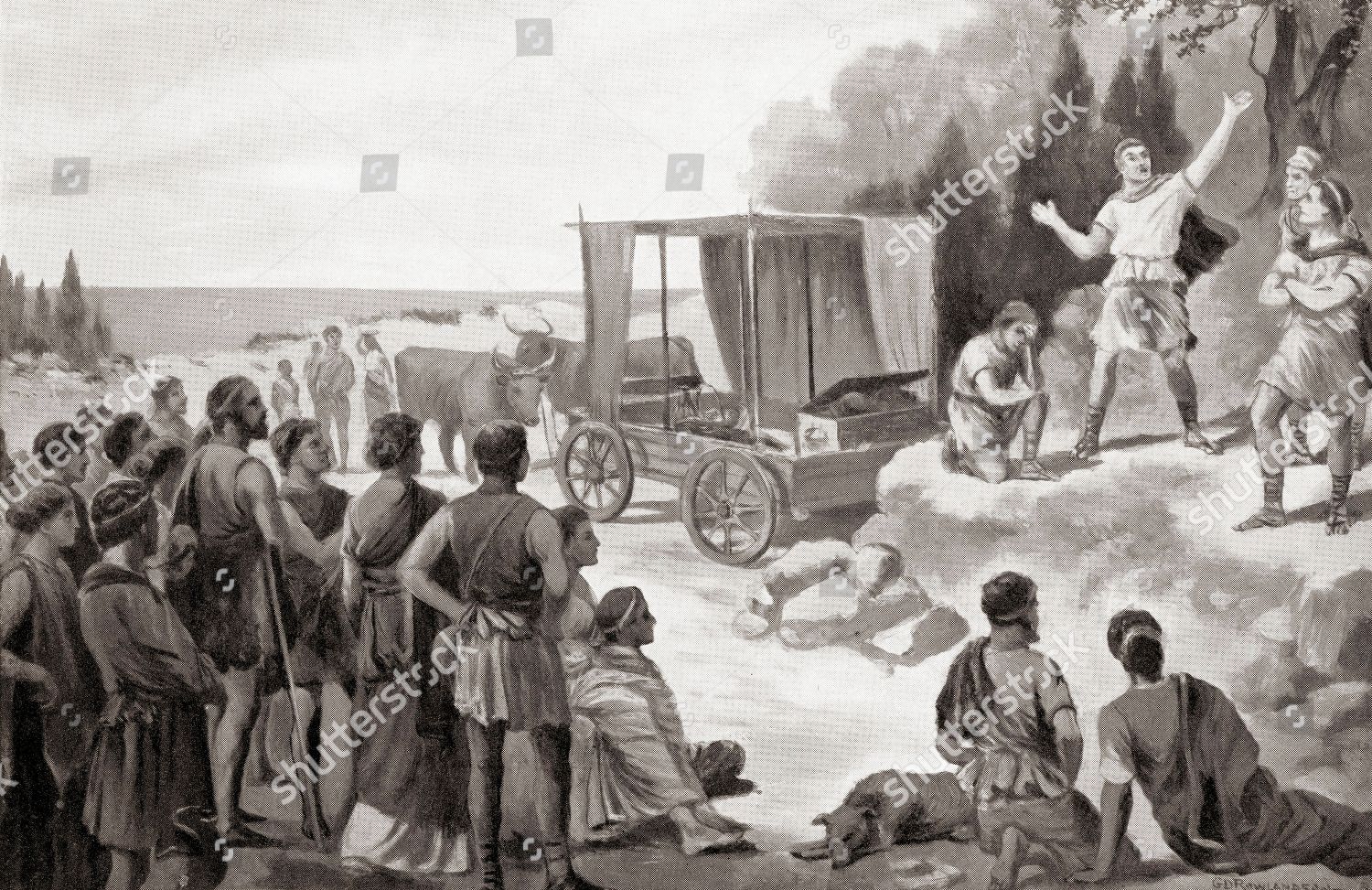 THESPIS'S WAGON THESPIS ACTOR ANCIENT GREECE Editorial Stock Photo ...