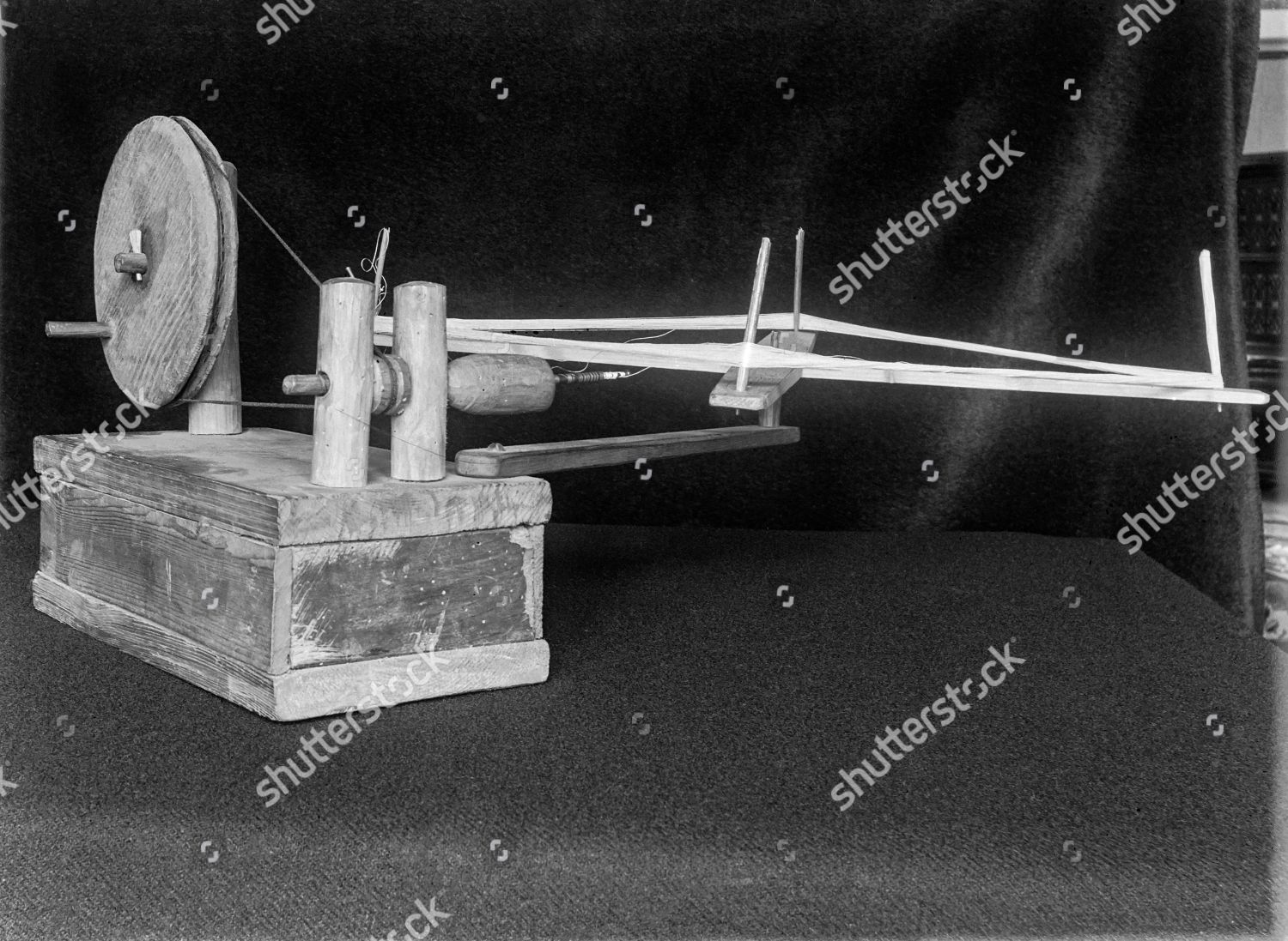 Black White Image Apparatus Used Sewing Editorial Stock Photo - Stock ...