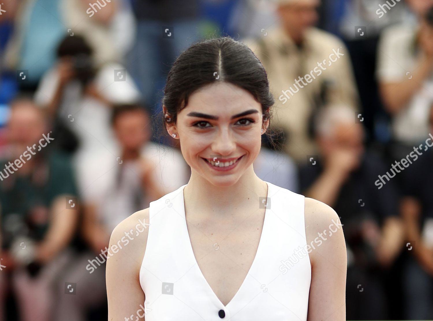 Turkish Actress Hazar Erguclu Poses During Editorial Stock Photo ...