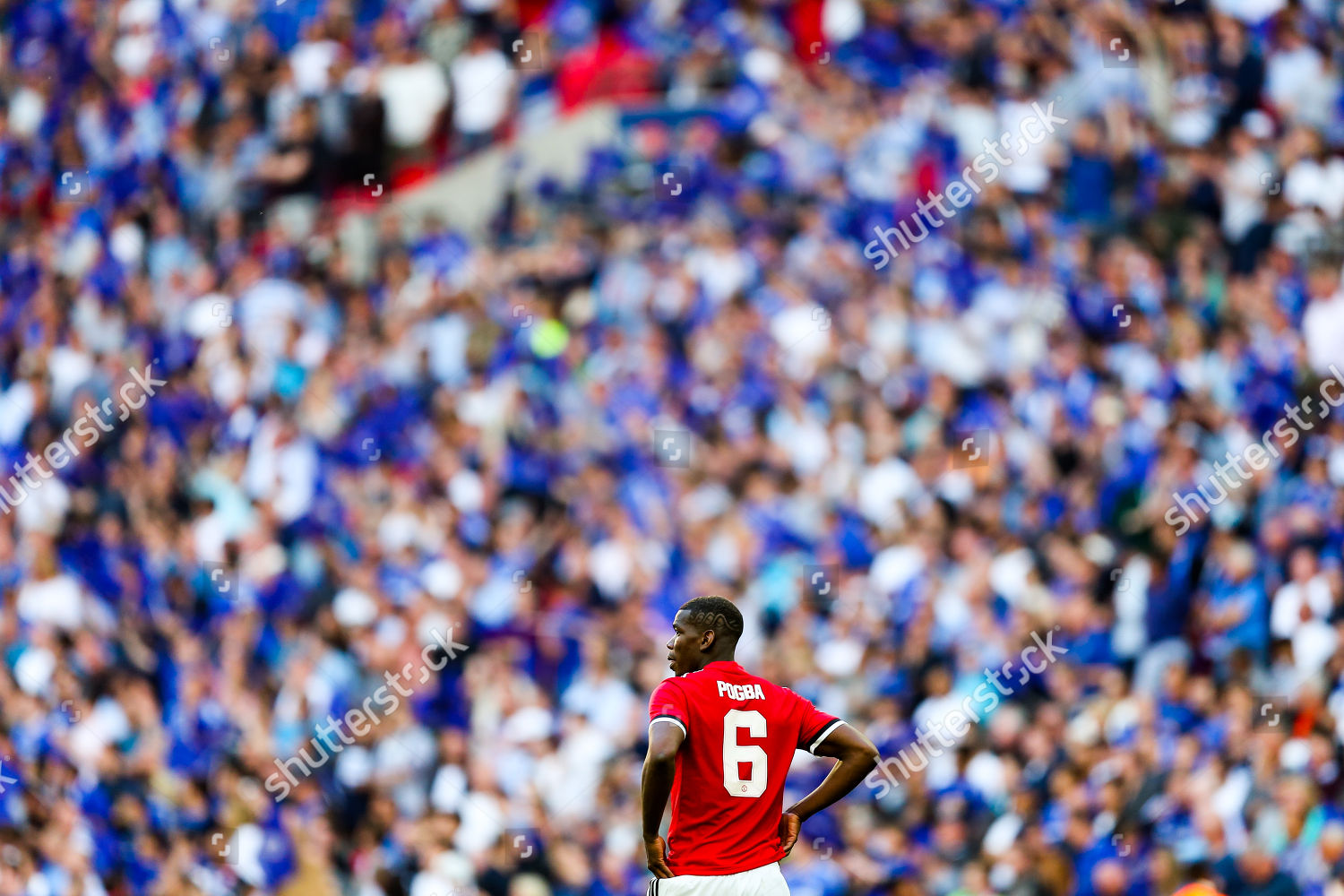 PAUL POGBA MANCHESTER UNITED LOOKS FRUSTRATED Editorial Stock Photo ...