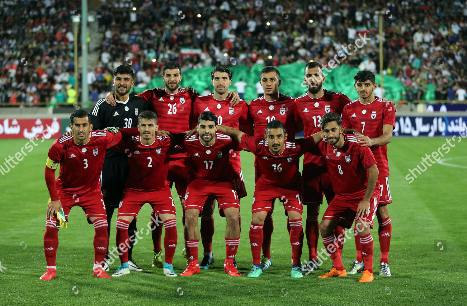 Irans National Soccer Team Pose Team Editorial Stock Photo - Stock ...