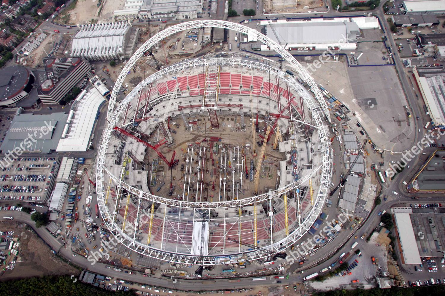 New Wembley Stadium Windows Place Roof Editorial Stock Photo - Stock ...