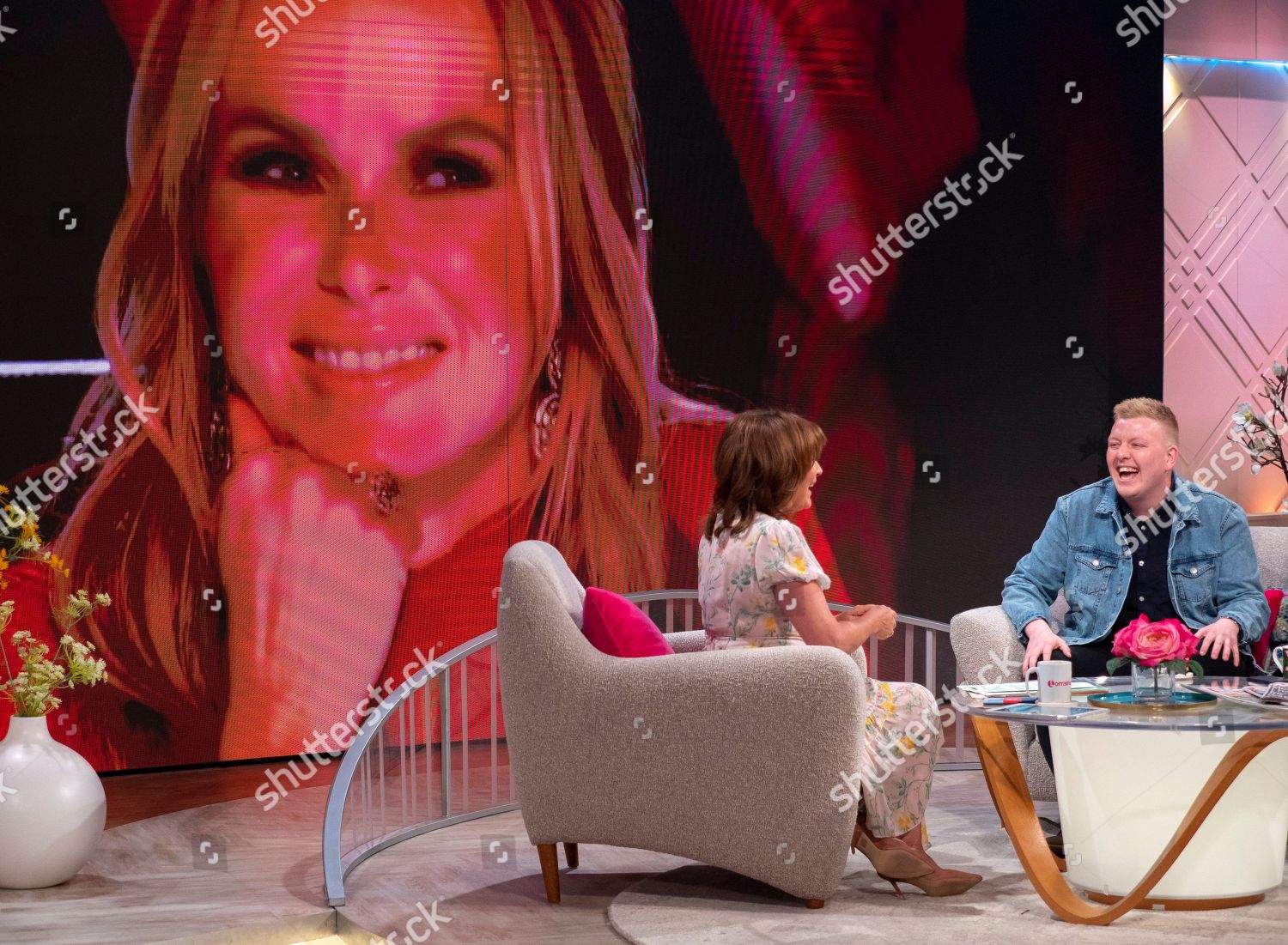 Lorraine Kelly Gruffydd Wyn Roberts Editorial Stock Photo - Stock Image ...
