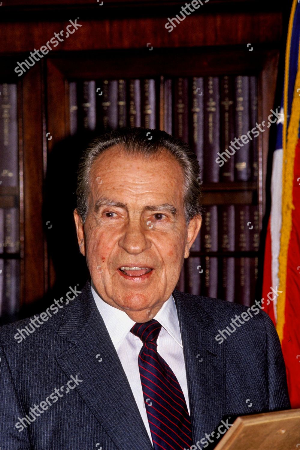Washington Dc 1990 Former President Richard Editorial Stock Photo ...