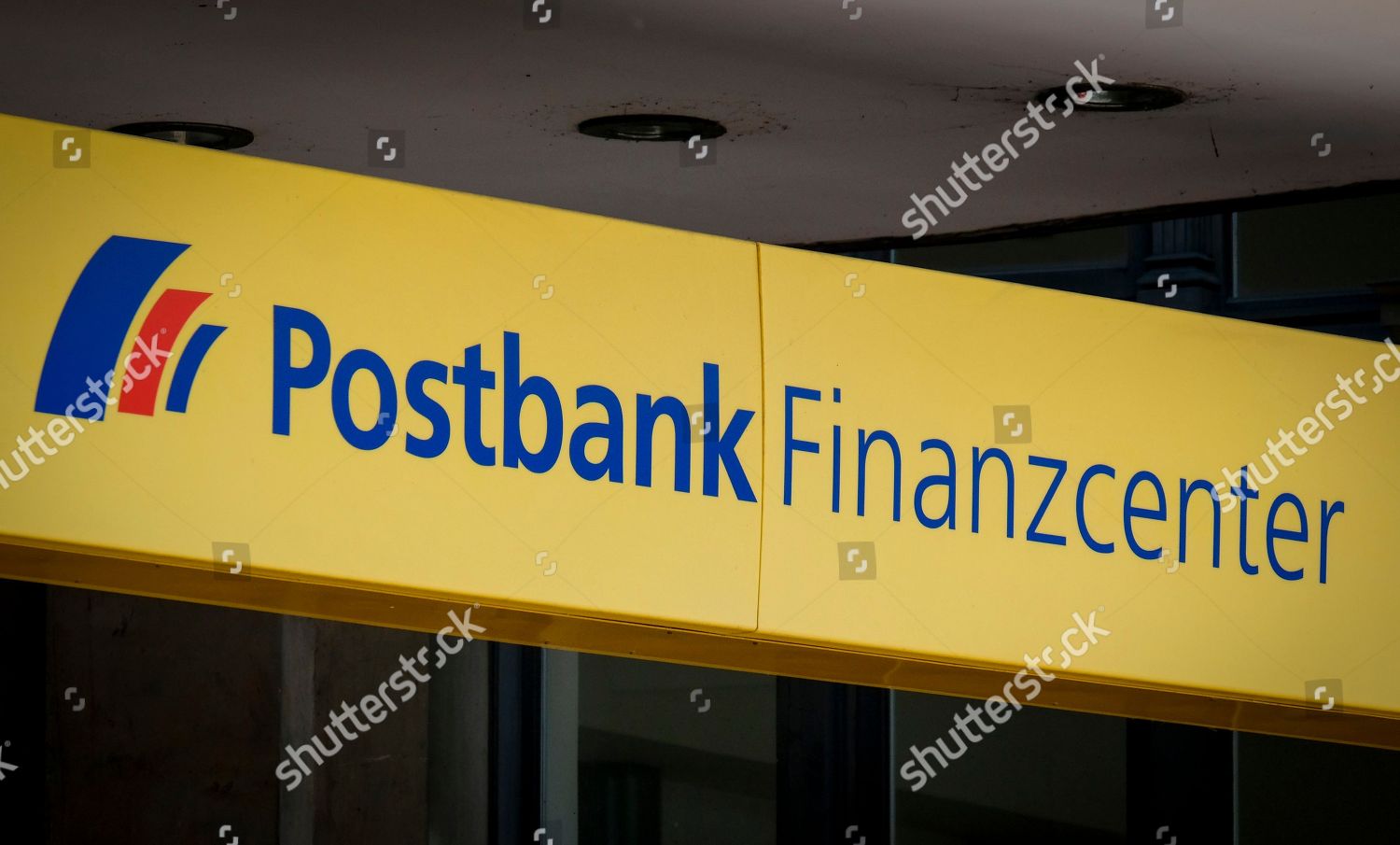 Logo German Postbank On Entrance Post Editorial Stock Photo - Stock ...