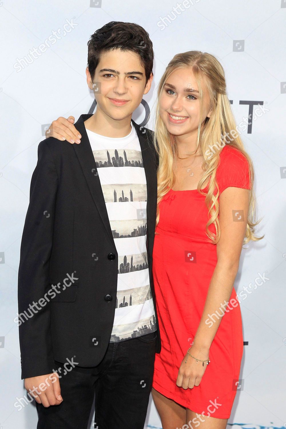 Joshua Rush Emily Skinner Editorial Stock Photo - Stock Image ...