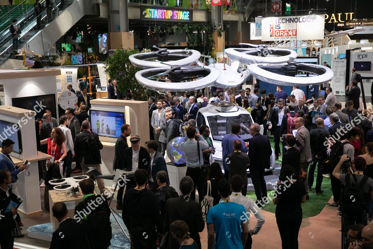 Airbus Stand During Vivatech Technology Fair Editorial Stock Photo ...