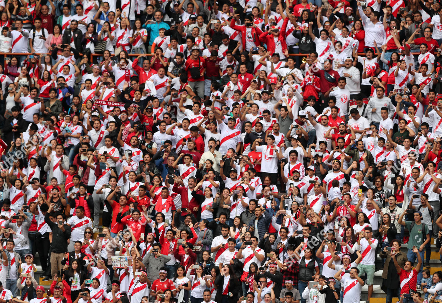 Peruvian Soccer Fans Attend Training Session Editorial Stock Photo ...
