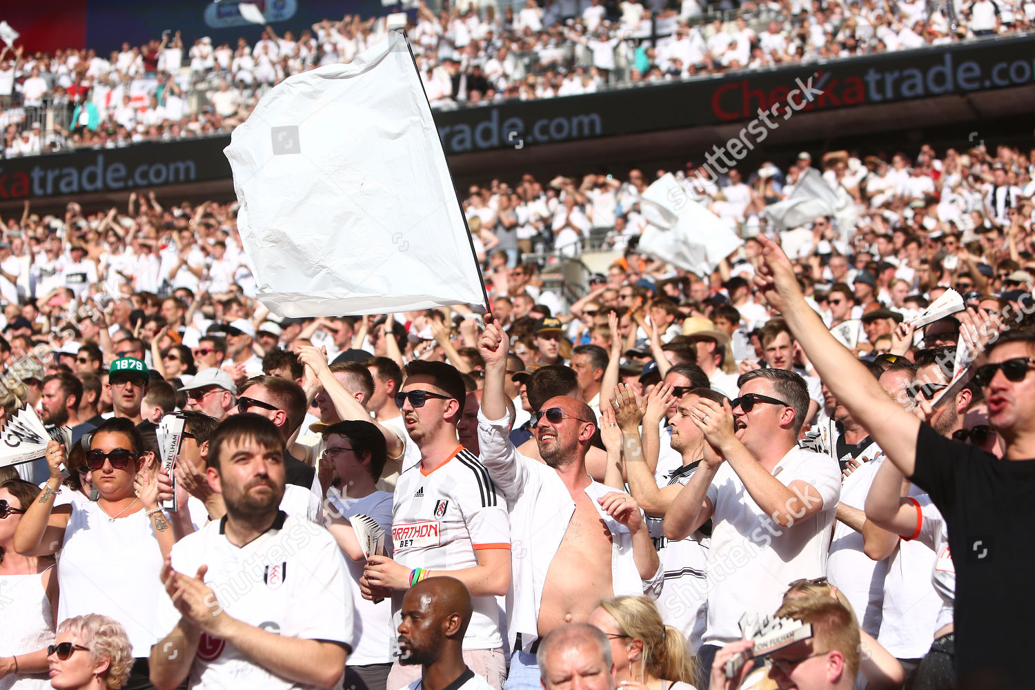 Fulham Fans Editorial Stock Photo - Stock Image | Shutterstock