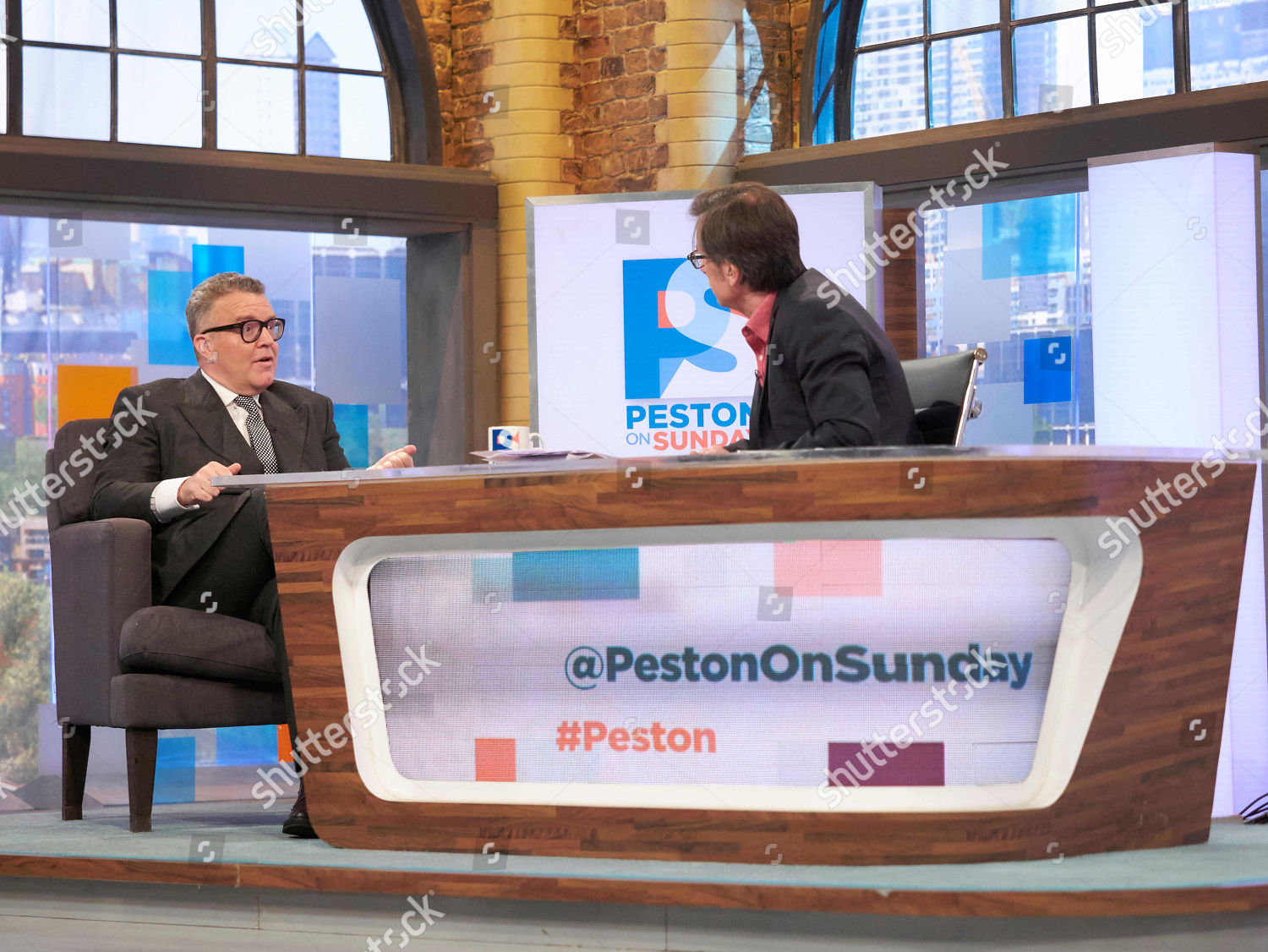 Tom Watson Robert Peston Editorial Stock Photo - Stock Image | Shutterstock