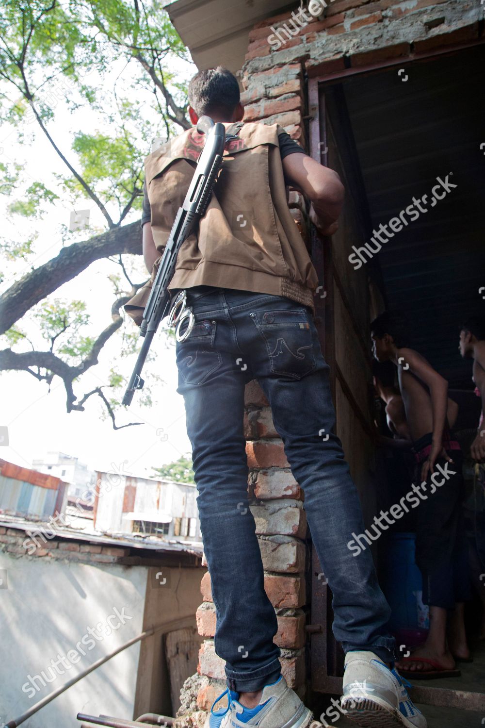 Bangladeshi Db Detective Branch Police Members Editorial Stock Photo ...