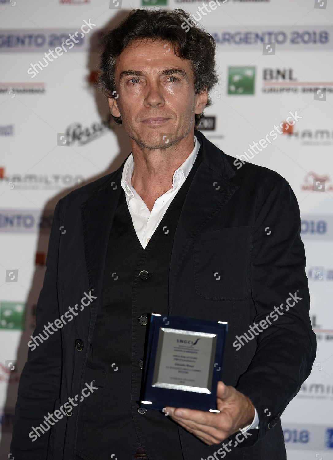 Italian Actor Alessio Boni Poses Prior Editorial Stock Photo - Stock ...