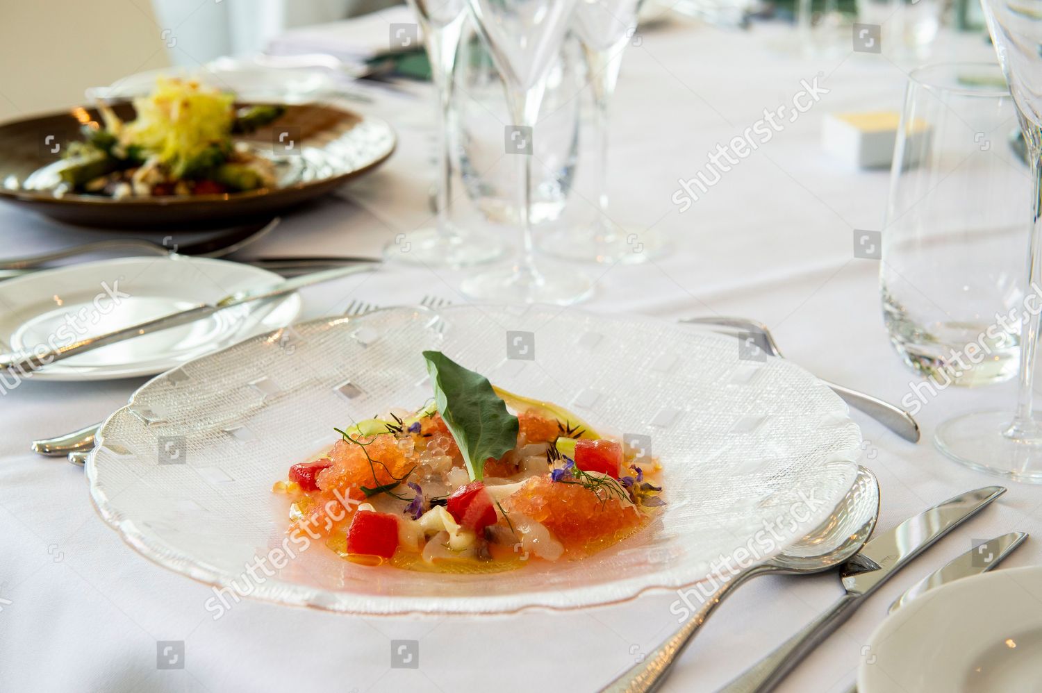 Detail Food Chez Roux Restaurant Editorial Stock Photo - Stock Image ...